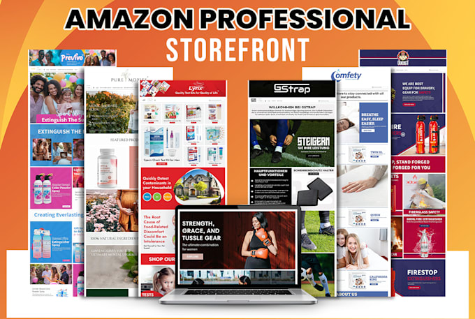 Create professional amazon brand store and storefront design by ...