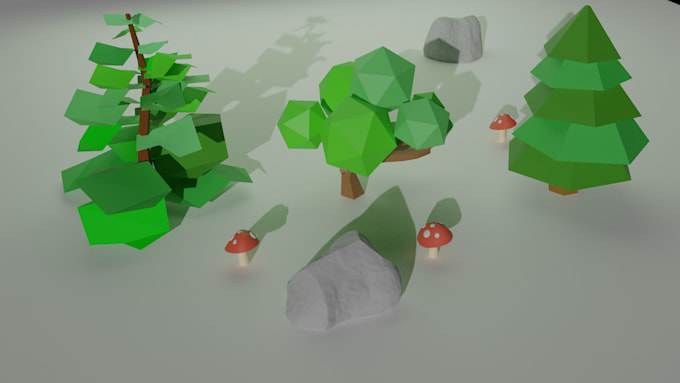 Create low poly game assets by Nini_k | Fiverr