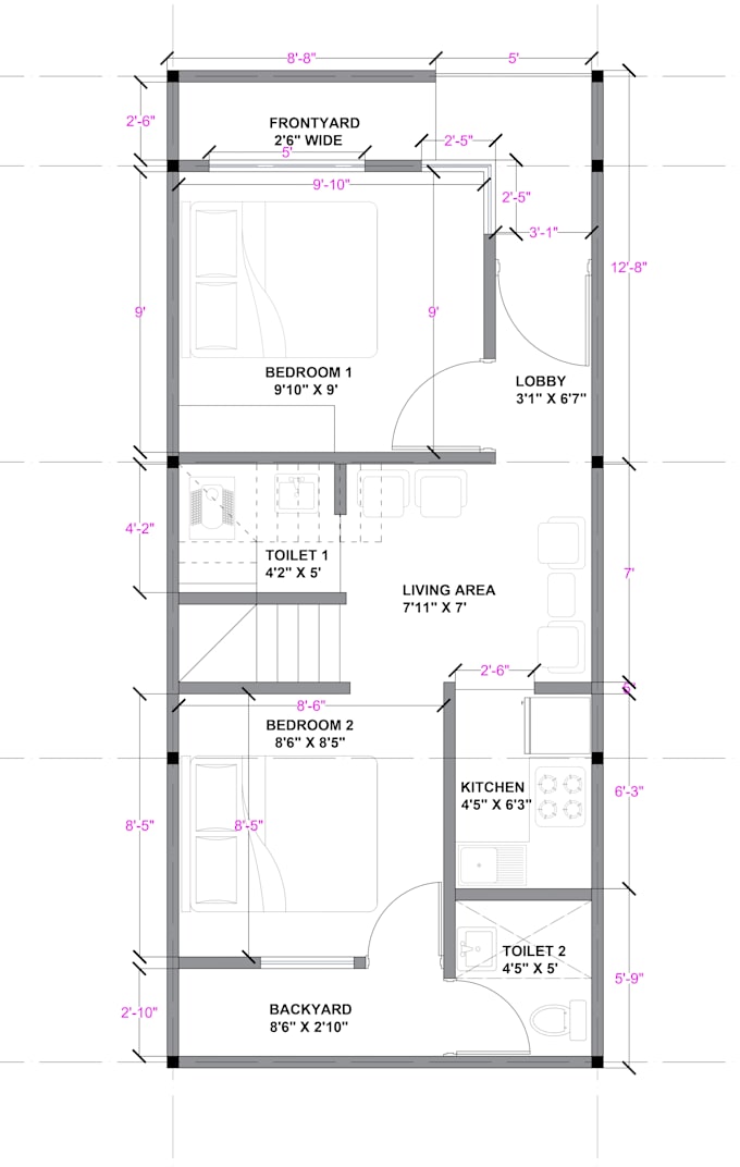 Do 2d planning for your empty plot and render plan as well by ...
