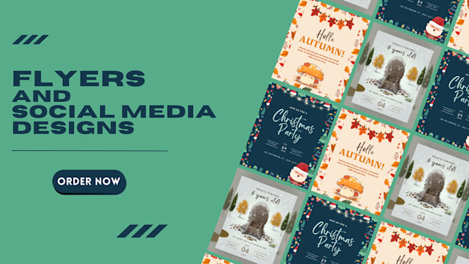 Design captivating flyers and social media designs to elevate your ...
