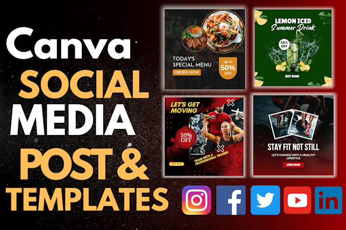 Design canva templates, social media post, instagram post by Hakeem_94 ...