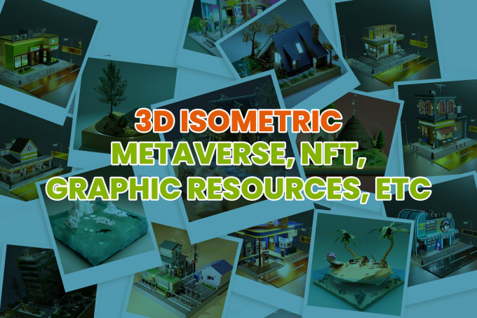 Awesome 3d isometric illustration by Dwiprasetyo_g | Fiverr