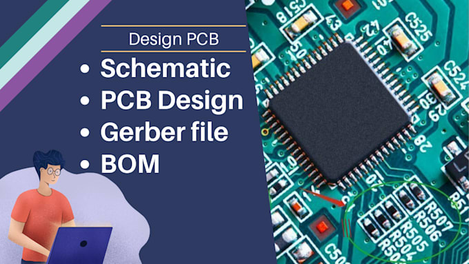 Design you a printed circuit board pcb by Talha210 | Fiverr