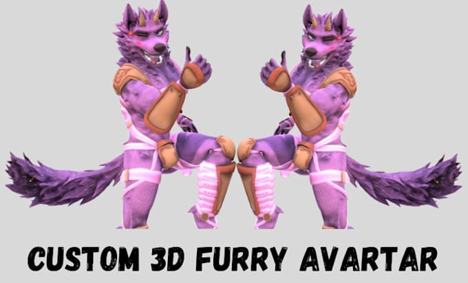 Create vrc avatar, furry avatar, vrchat 3d anime model, vtuber for ...
