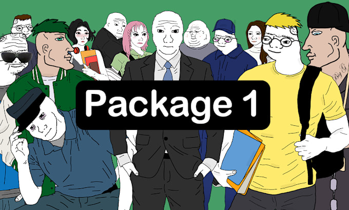 Traccia qualsiasi carattere wojak di cui hai bisogno