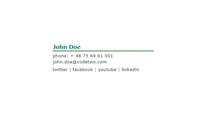 Create aesthetic email signatures by Md_arifuddin | Fiverr