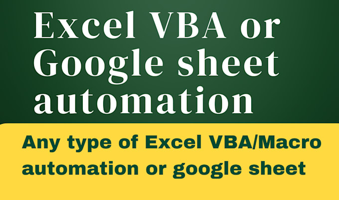 Automate your google or excel spreadsheet using macro by Irshadrehmani ... Automate your google or excel spreadsheet using macro by Irshadrehmani ...