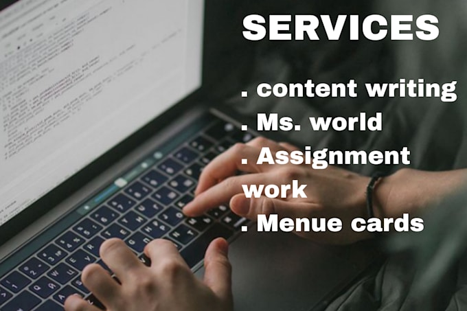 Do content writing,assignment work, invitation cards by Ajeiabakht | Fiverr