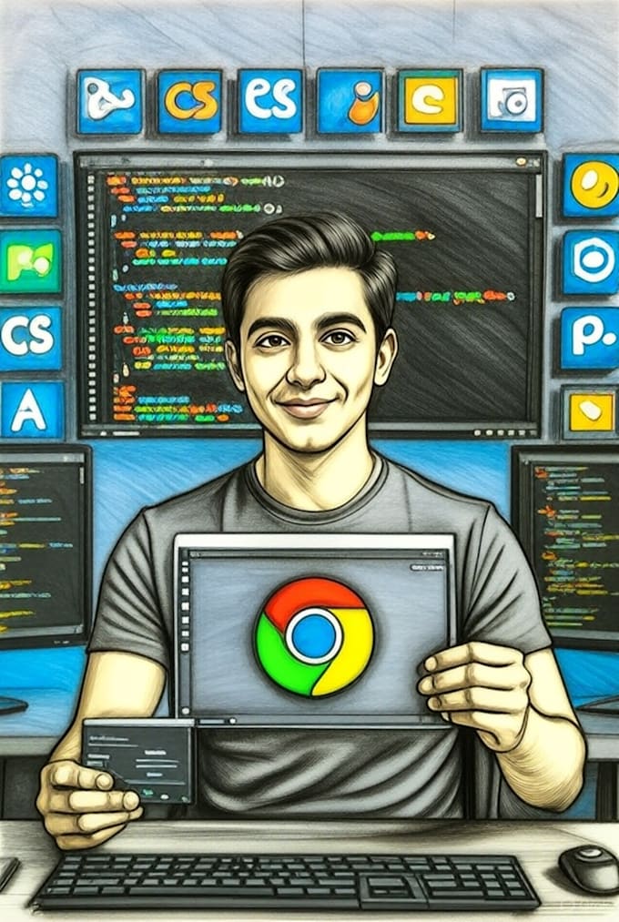 Create simple chrome extension for you by P_papnai | Fiverr