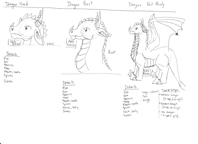 Draw line art of dragons by Hailey_demott | Fiverr