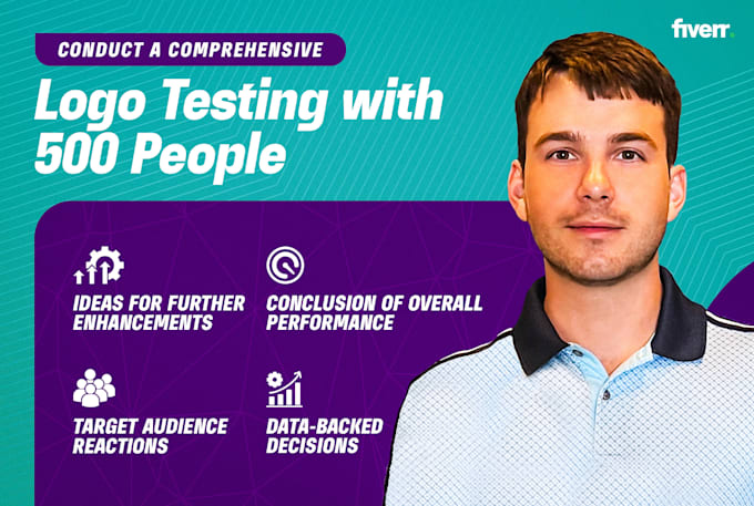 Test your logo design with 500 people by Janderswag | Fiverr