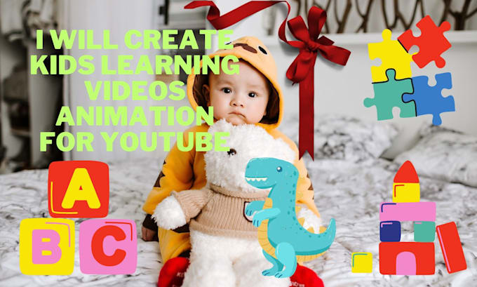Create kids learning videos animation for youtube by Samina_naveed | Fiverr