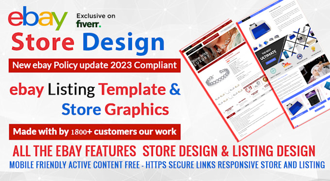 Design ebay store, listing template, ebay shop design by Trusha12 | Fiverr
