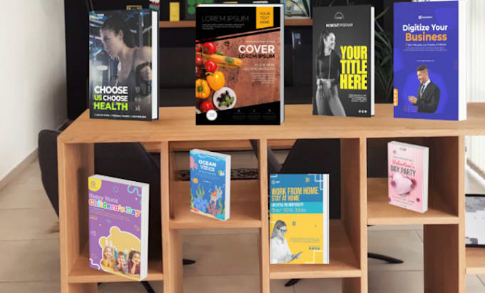 Design various book covers of different sizes to satisfy everyone by ...