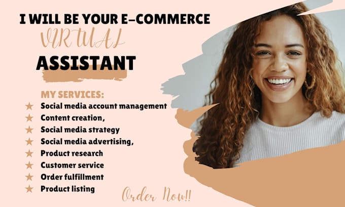 Be your ecommerce social media virtual assistant by Hadezah_taskm8 | Fiverr