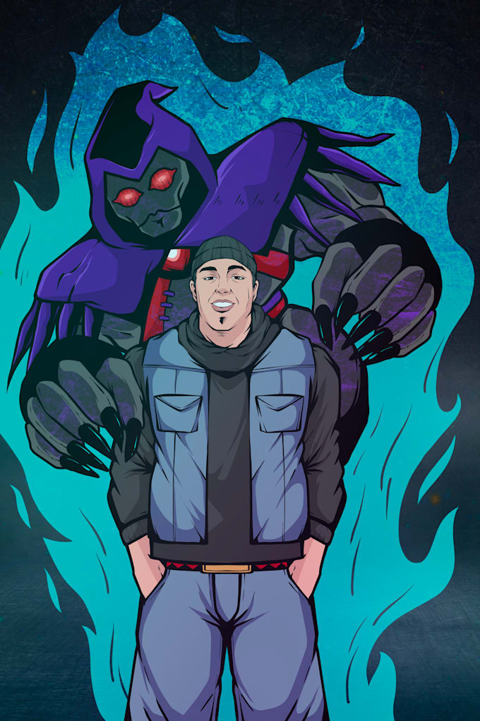 Draw you as jojo bizzare character with original stand by Nurakmal | Fiverr