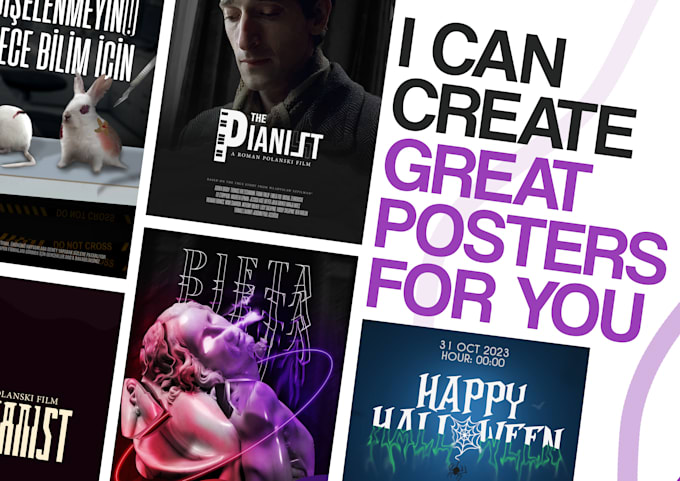 Create great posters for you by Yigitpalaur | Fiverr