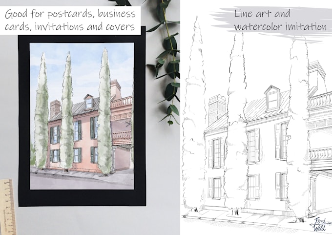 Draw perfect line art for you by Findwild | Fiverr