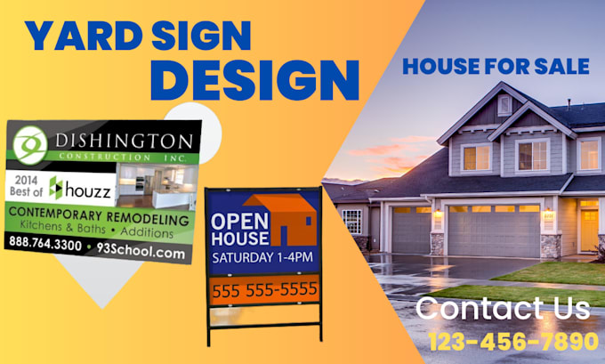 Design signage, billboards, signboards,banner ads, yard sign by Anees ...