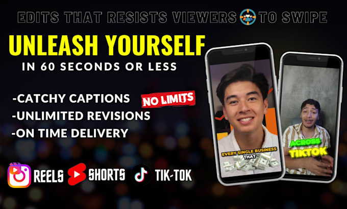 Edit tik tok , instagram reels and you tube shorts by Ramnish_gfx | Fiverr