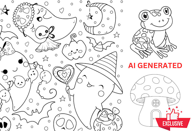 Create coloring pages using ai for children and adults by Studiolightse ...