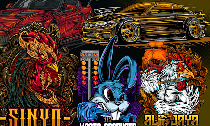 Do modern mascot logo design style vector by Enwe_design | Fiverr