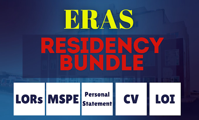 Exquisitely enhance your eras documents including ps, cv, lors, mspe ...