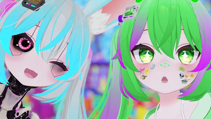 Build custom 3dmodeling, vr chart avatar, vrchart vtube by Acorex_s ...