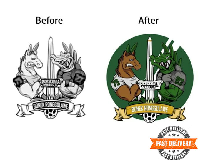 Redraw logo vector tracing vectorize image to vector in ai eps svg ...