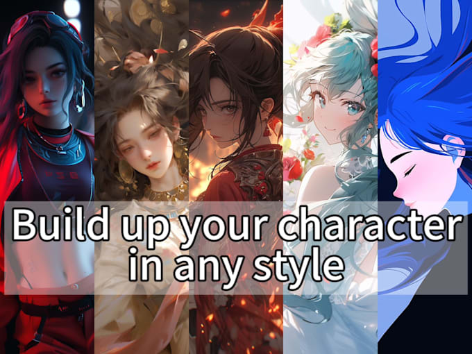 Create characters in different styles using midjourney by Finn4931 | Fiverr