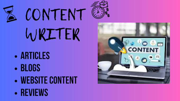 Write optimized content for your blogs articles in english by Amberclub ...