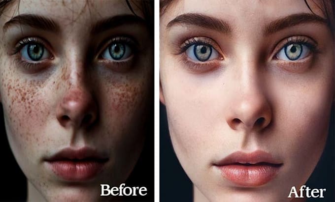 Do headshot retouch, portrait, skin editing by Chamari94 | Fiverr