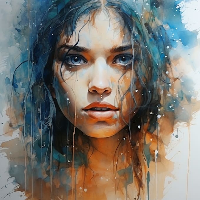 Draw a digital watercolor painting by Paramoridi | Fiverr