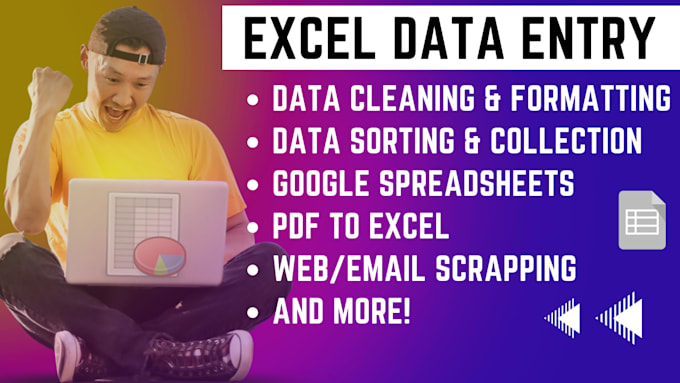 Do excel data cleaning, data formatting, data entry by Yaqootkaleem | Fiverr