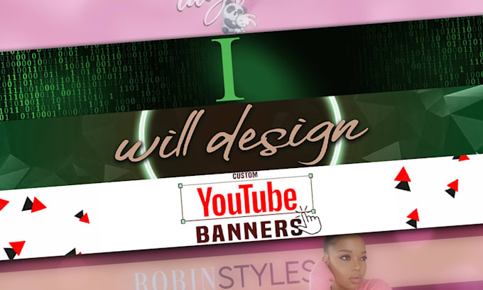 Design a custom professional youtube banner for you fast by ...