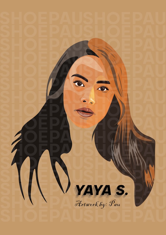 Do vector portraits in illustrator for you by Shoepau7 | Fiverr