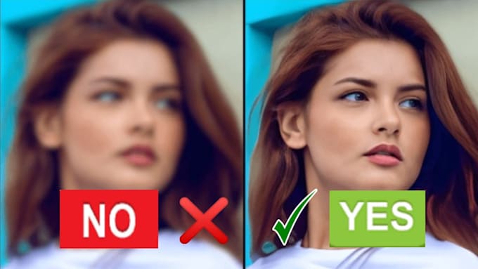 Edit your fix blurry photos, sharpen, upscale, colorize,enhance low ...