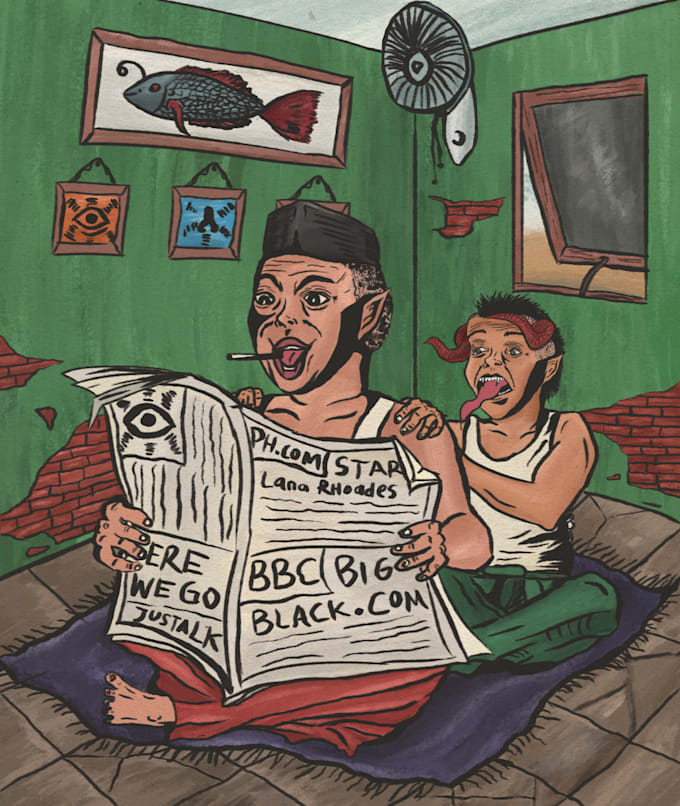 Making cartoon posters for you by Zieq08 | Fiverr