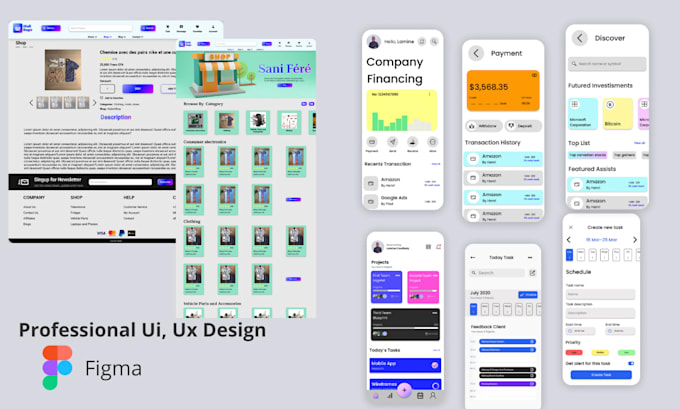 Do design user interface ui, ux of your website by Maliendev | Fiverr