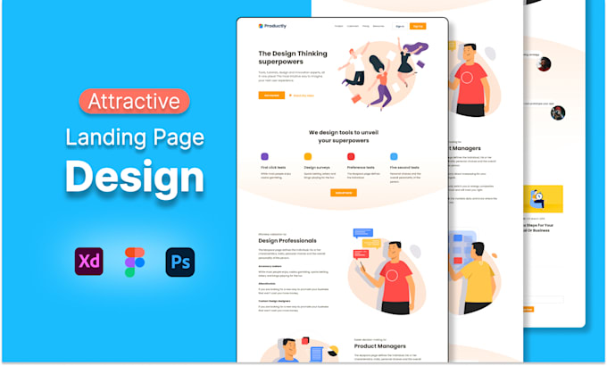 Design professional landing page for your website by Varun_kangotra ...
