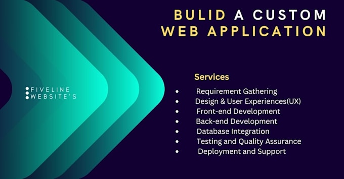 Create web application, web based software and mobile app by Five_lineweb | Fiverr