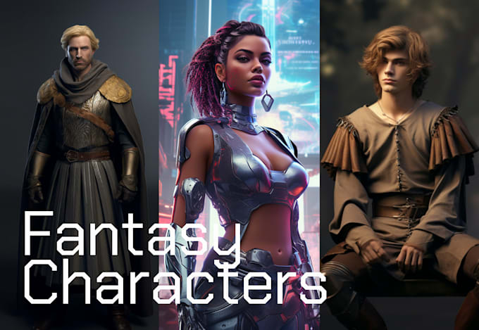 Design detailed 2d characters for fantasy, games, movies, dnd by Zoe_210 | Fiverr