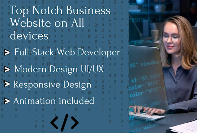 Create a top notch responsive web frontend for your business by Thedevsum | Fiverr