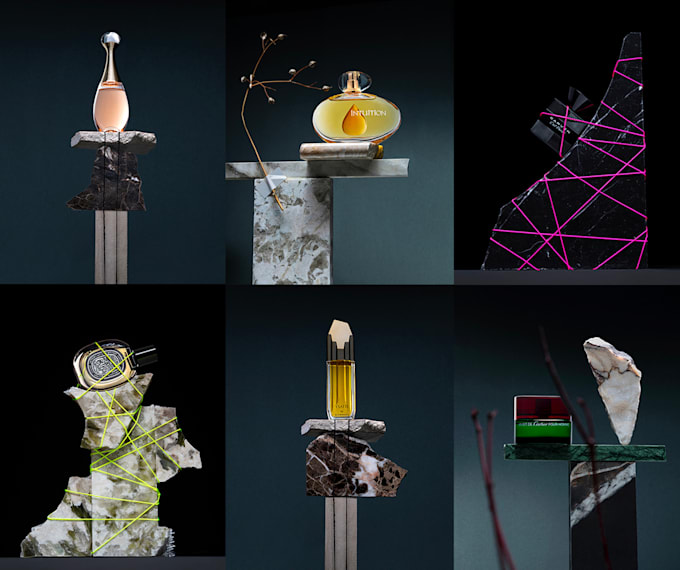 Product photography with original set design by Memphis_design | Fiverr