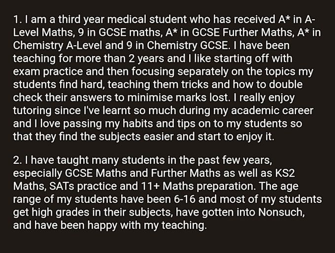 Tutor maths gcse, 11 plus, ks2 and ks3 by Heyitsmearch | Fiverr