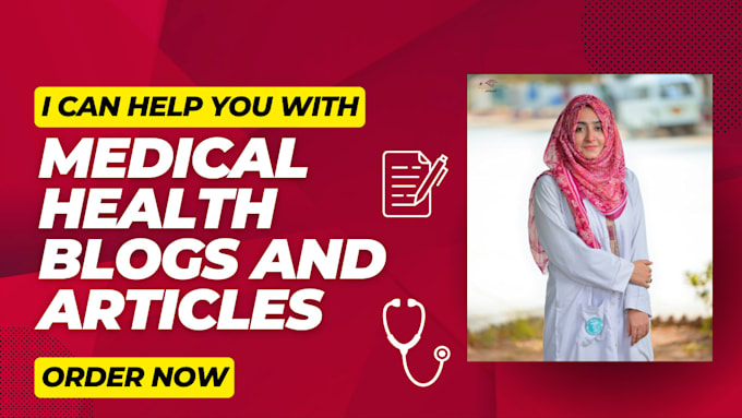 Write a professional research health and medical blogs and articles as ...