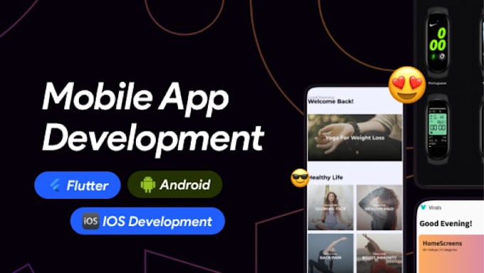 Develop mobile app using flutter for both ios and android by Crastajeevan08 | Fiverr