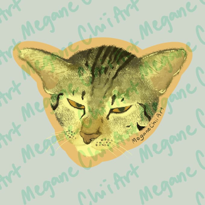 Draw your pets funny faces by Meganechii | Fiverr