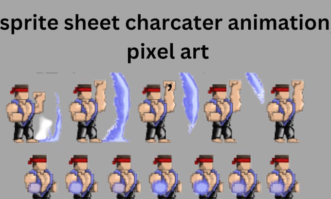 Create 2d game assets, sprite sheet, pixel character and animation ...
