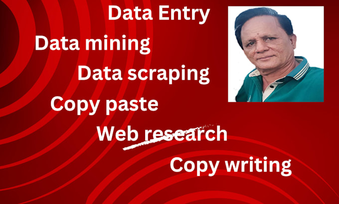 Do data entry, data mining, data collection, copy paste, web research by Akilbhuiya | Fiverr
